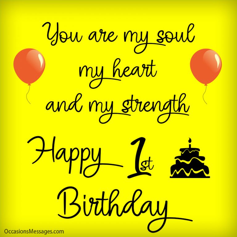 Happy 1st Birthday Wishes - Birthday Messages for Babies