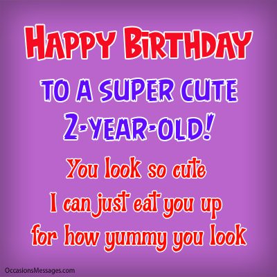 Happy 2nd Birthday Wishes for Baby Girl Or Boy