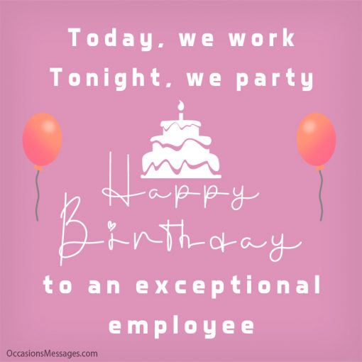 Best 50+ Happy Birthday Wishes for Employee