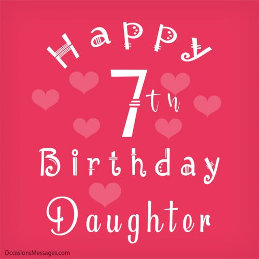 Happy 7th Birthday Wishes - Cute Messages for 7-Year-Olds