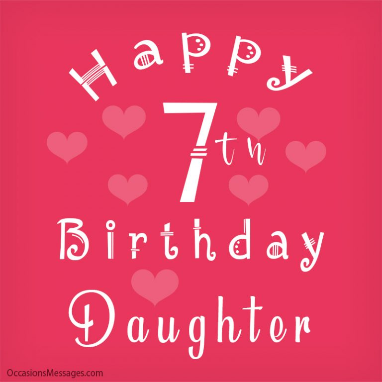 Happy 7th Birthday Wishes - Cute Messages for 7-Year-Olds