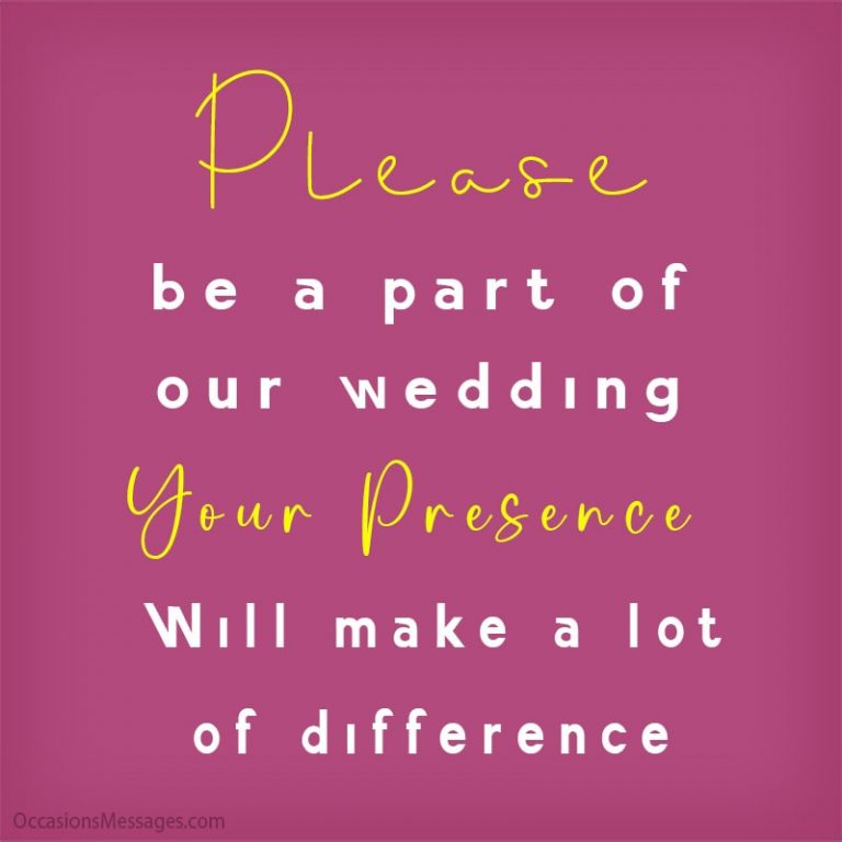 Best 50+ Wedding Invitation Messages and Cards