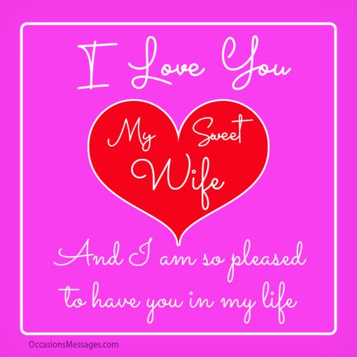 Sweet 60+ Romantic Love Messages for Wife