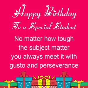 Top 50+ Birthday Wishes and Messages for Students