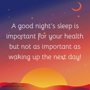 Top 40+ Funny Good Night Messages - Occasions Messages