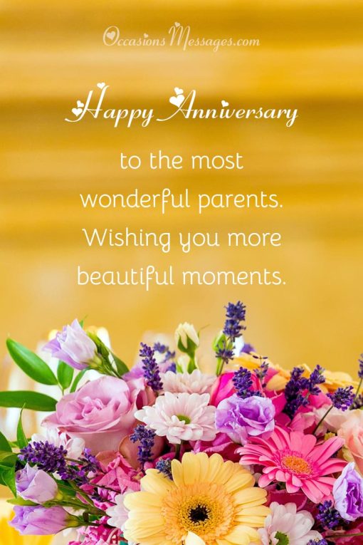 Top 35+ Wedding Anniversary Wishes for Parents