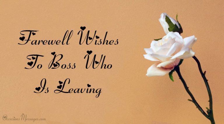 Best 35+ Farewell Wishes to Boss Who is Leaving