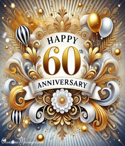 Best 60th Wedding Anniversary Messages for Parents