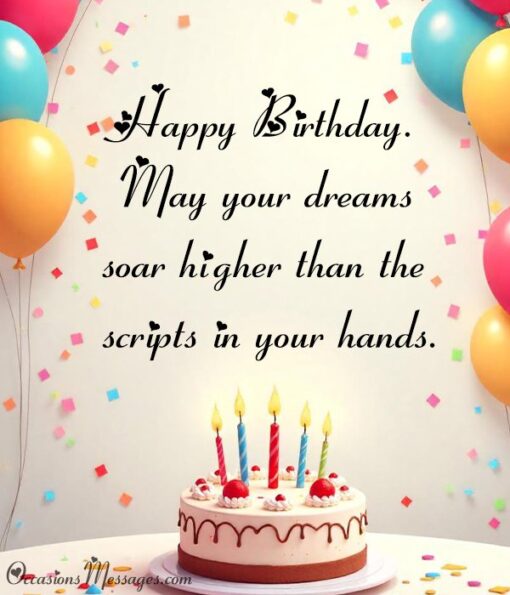 Top 50+ Birthday Wishes for Actor - Warm Messages