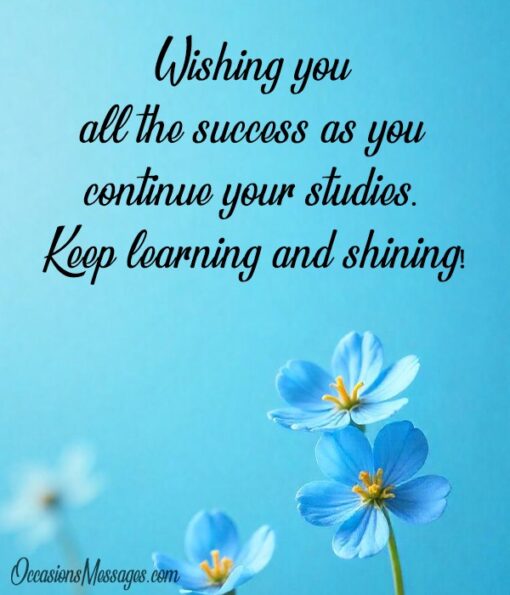 Best 40+ Good Luck Wishes For Further Studies