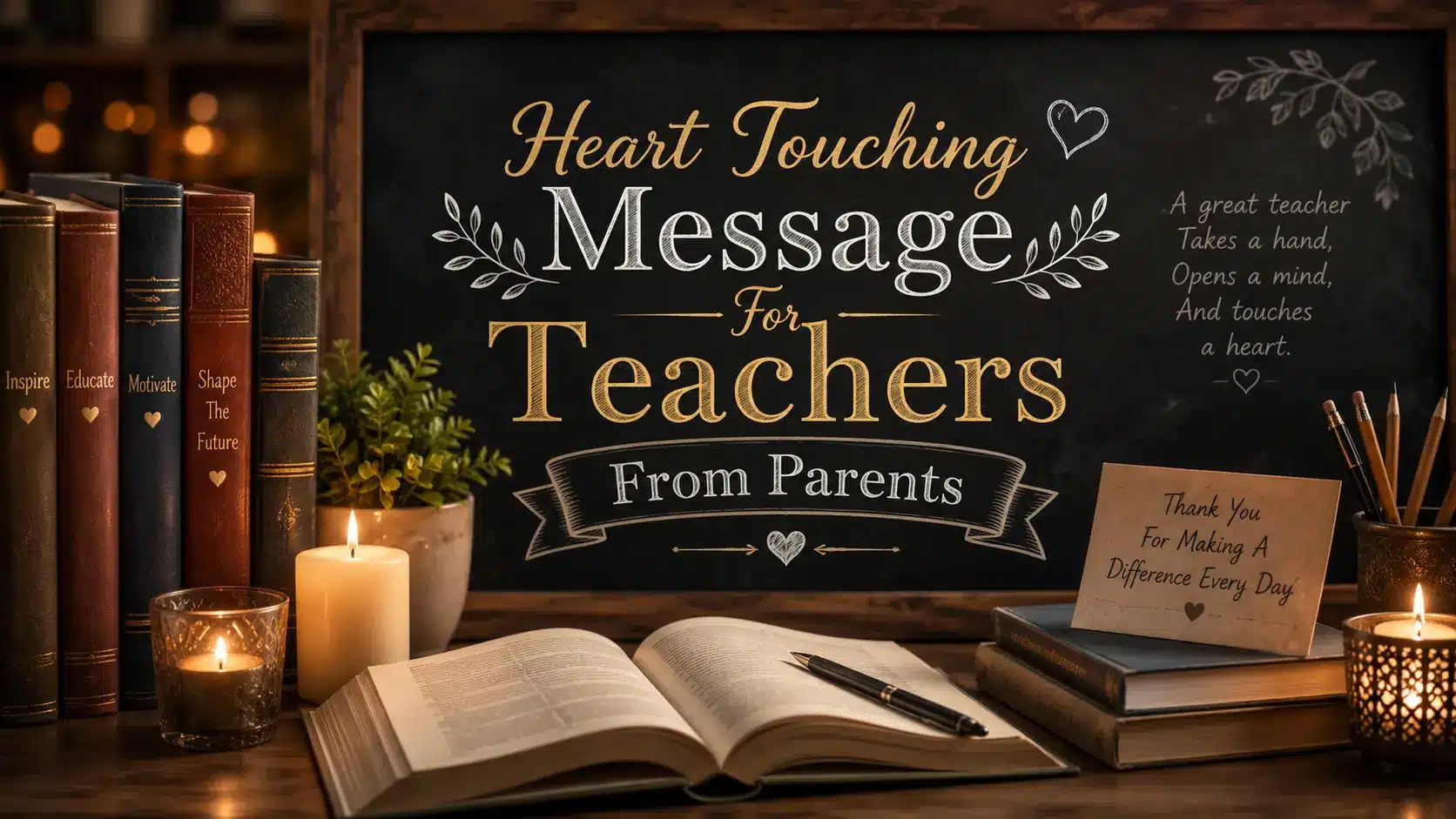 38+ Heart Touching Message For Teachers From Parents
