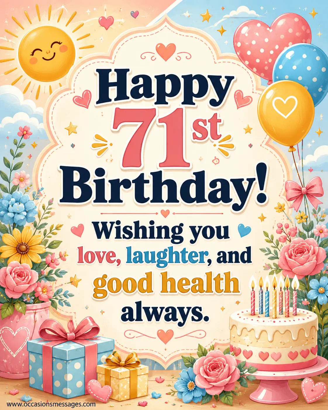 35+ Happy 71st Birthday Quotes for Special Wishes
