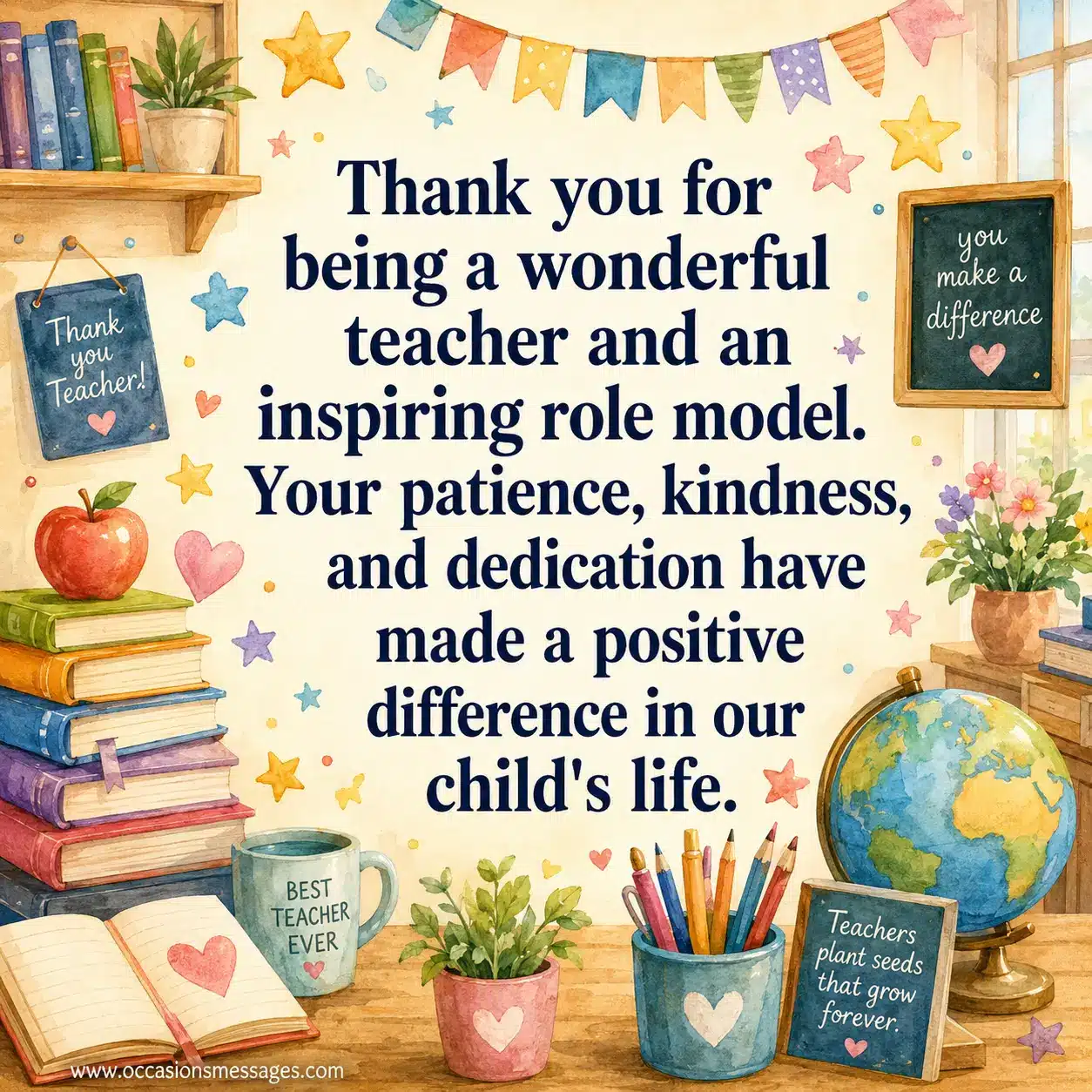 38+ Heart Touching Message For Teachers From Parents